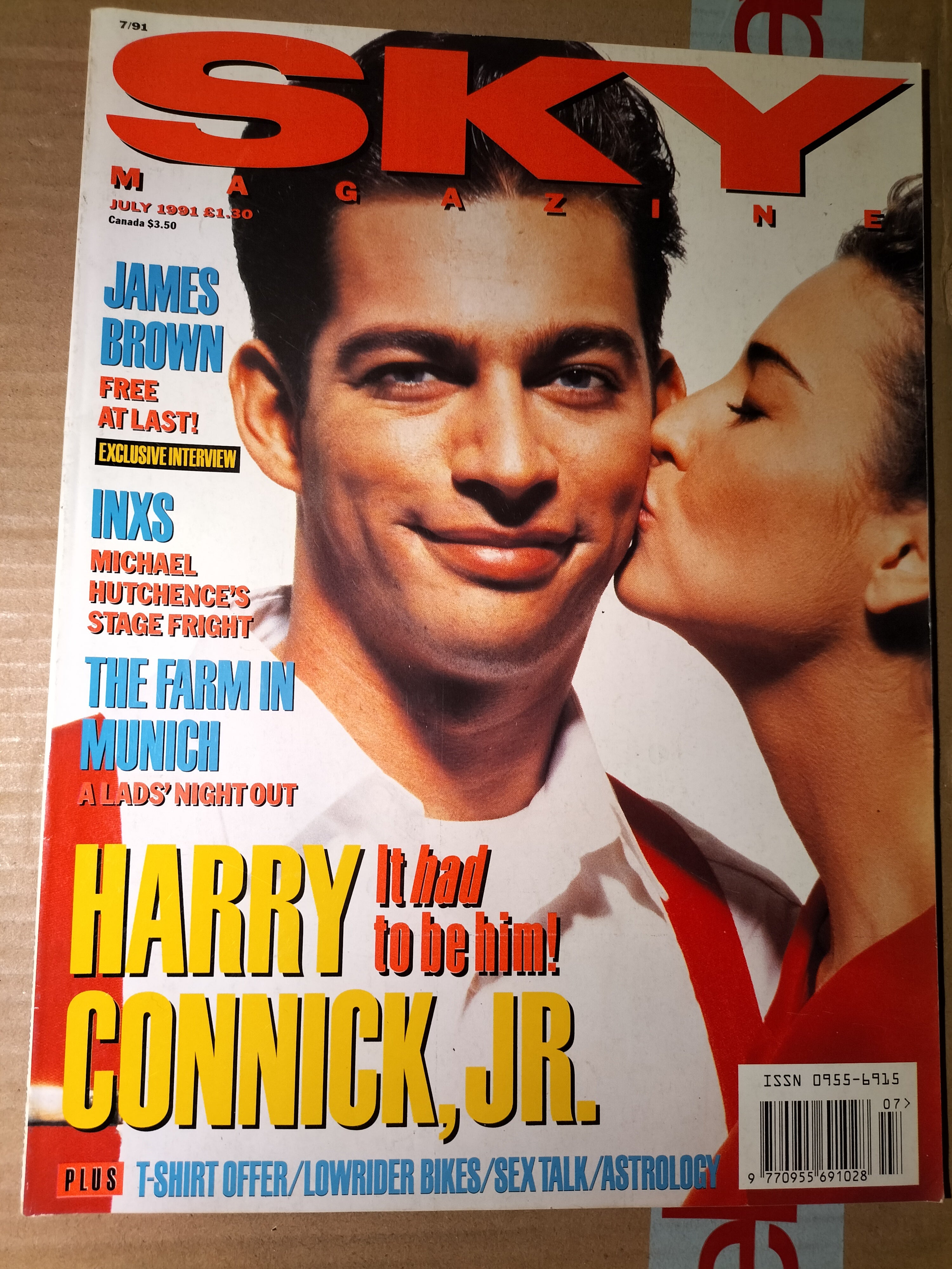 Sky Magazine July 1991 Harry Connick Jr James Brown INXS | Lads Mags ...
