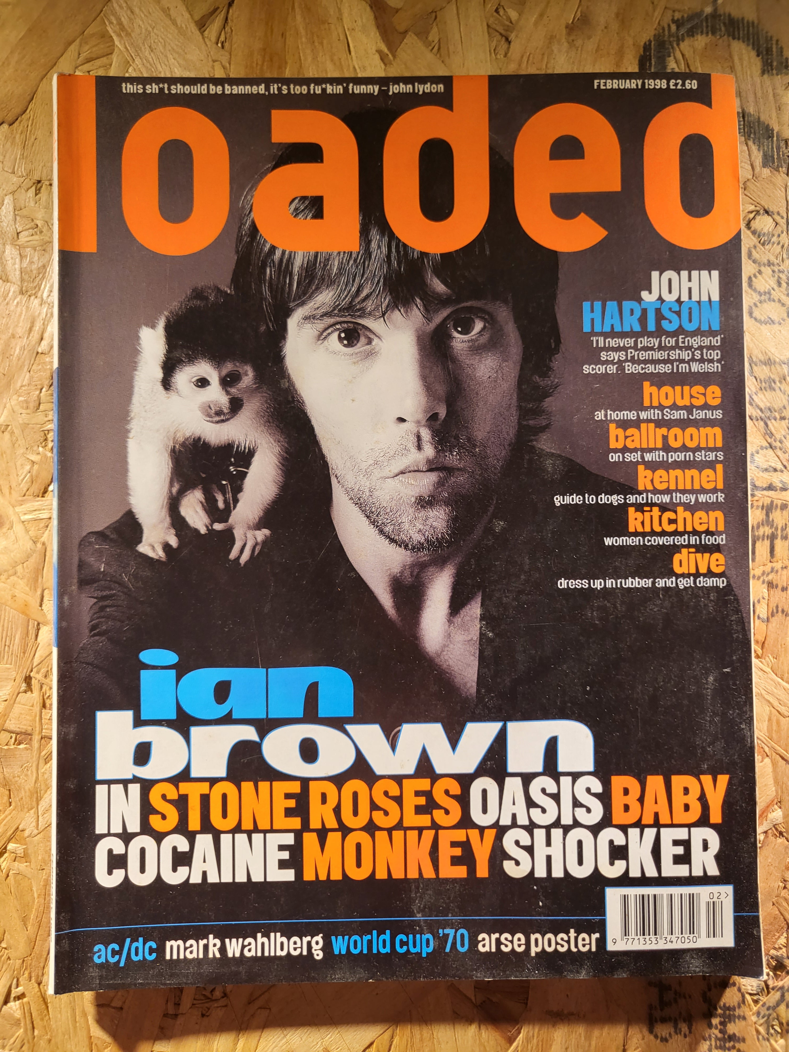 Loaded Magazine February 1998 (851) Samantha Janus Ian Brown POSTER ...