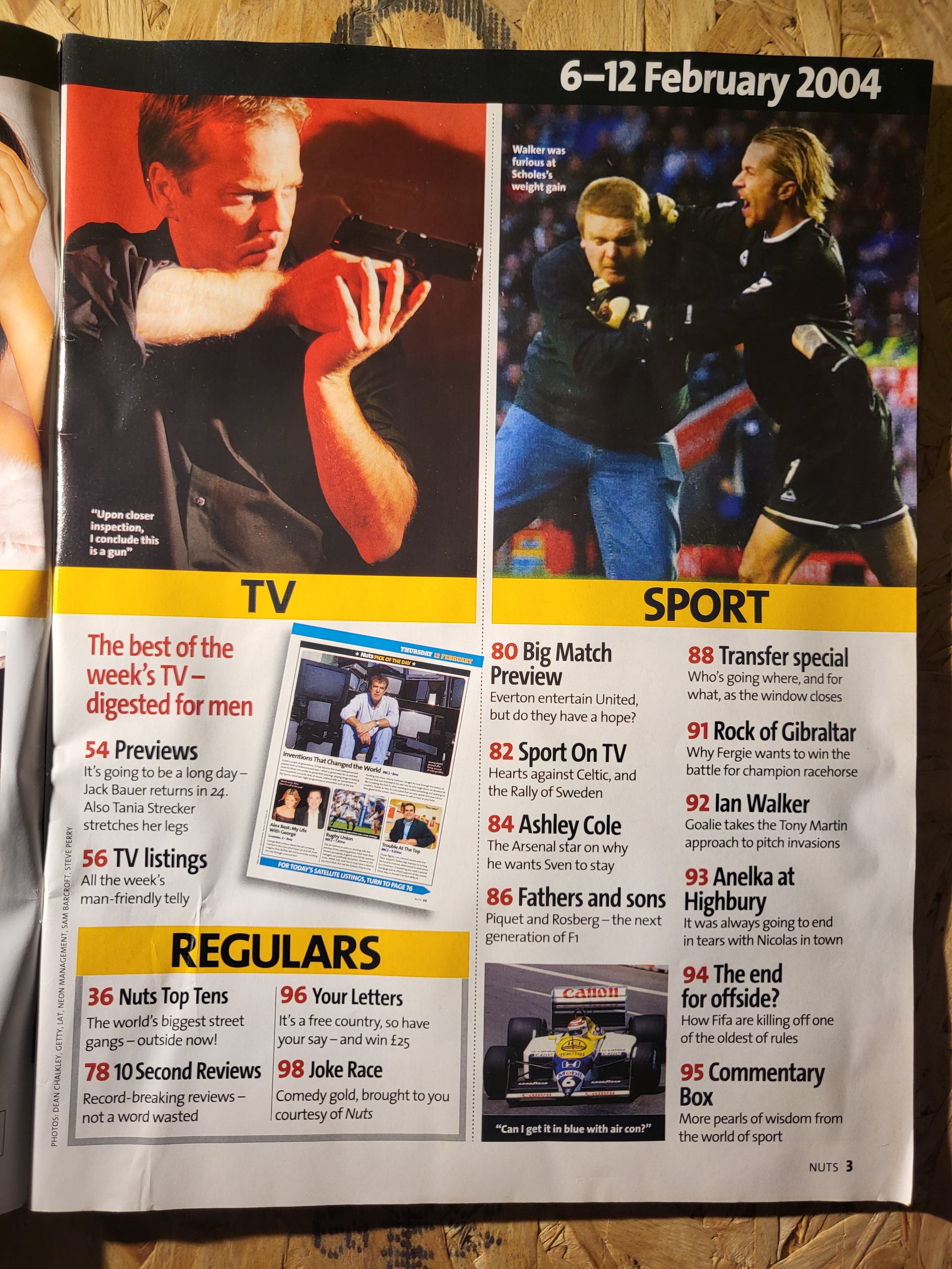 Nuts Magazine 6 12 February 2004 Jordan Jungle Strip Show Fergie Rich ...