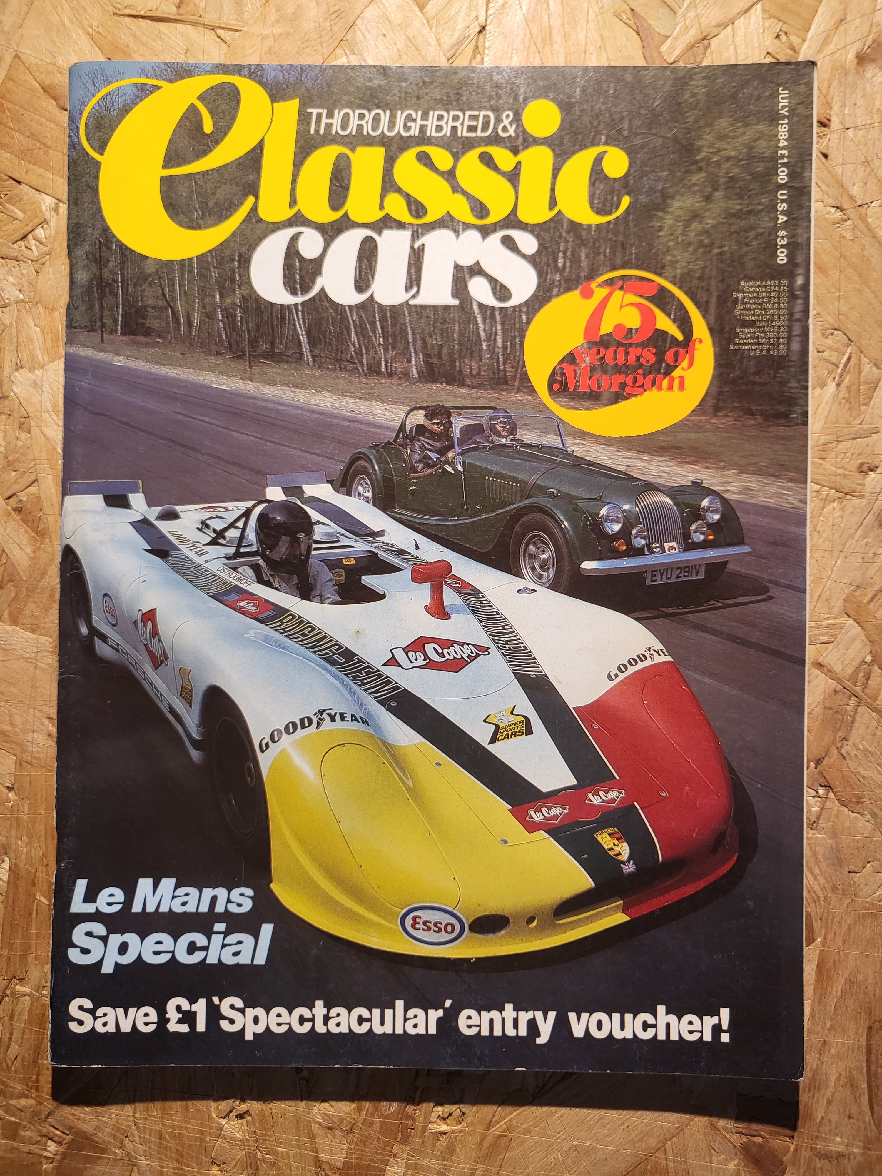 Classic Cars Magazine July 1984 (1014) Le Mans Special Rootes Morgan ...