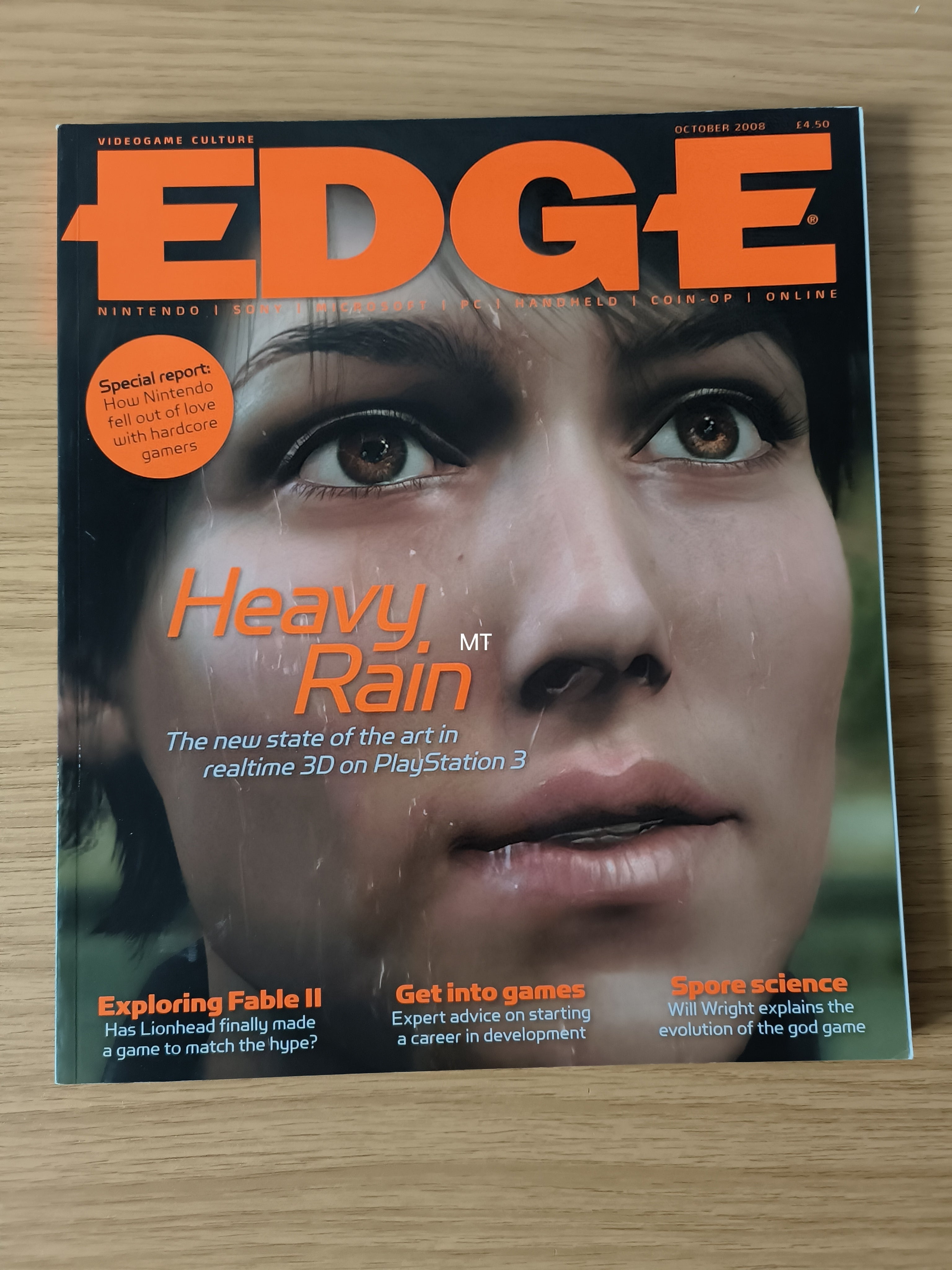 EDGE Magazine October 2008 (1098) HEAVY RAIN FABLE 2 – Magazine Trader LTD
