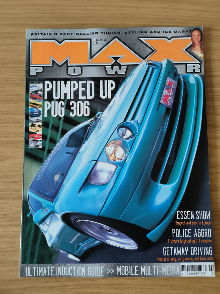 MAX POWER Magazine February 1999 (1108) VR6 Turbo Polo 300ZX Rover 200 ...