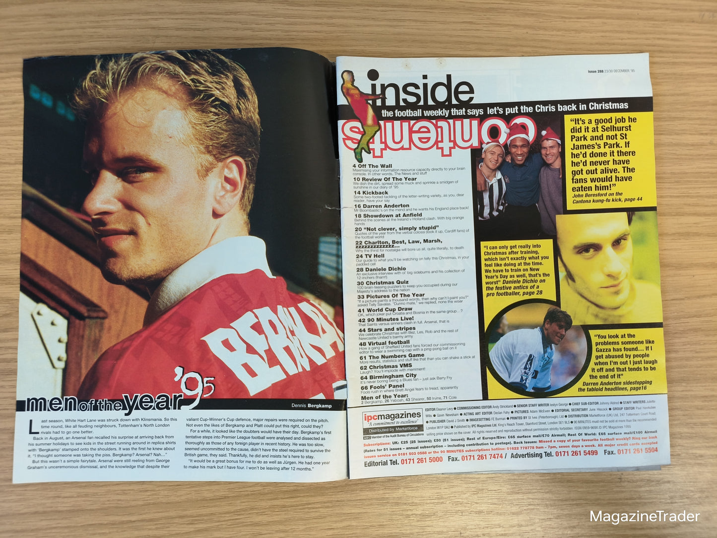 90 Minutes Magazine Issue 286 December 1995 Newcastle Christmas ...