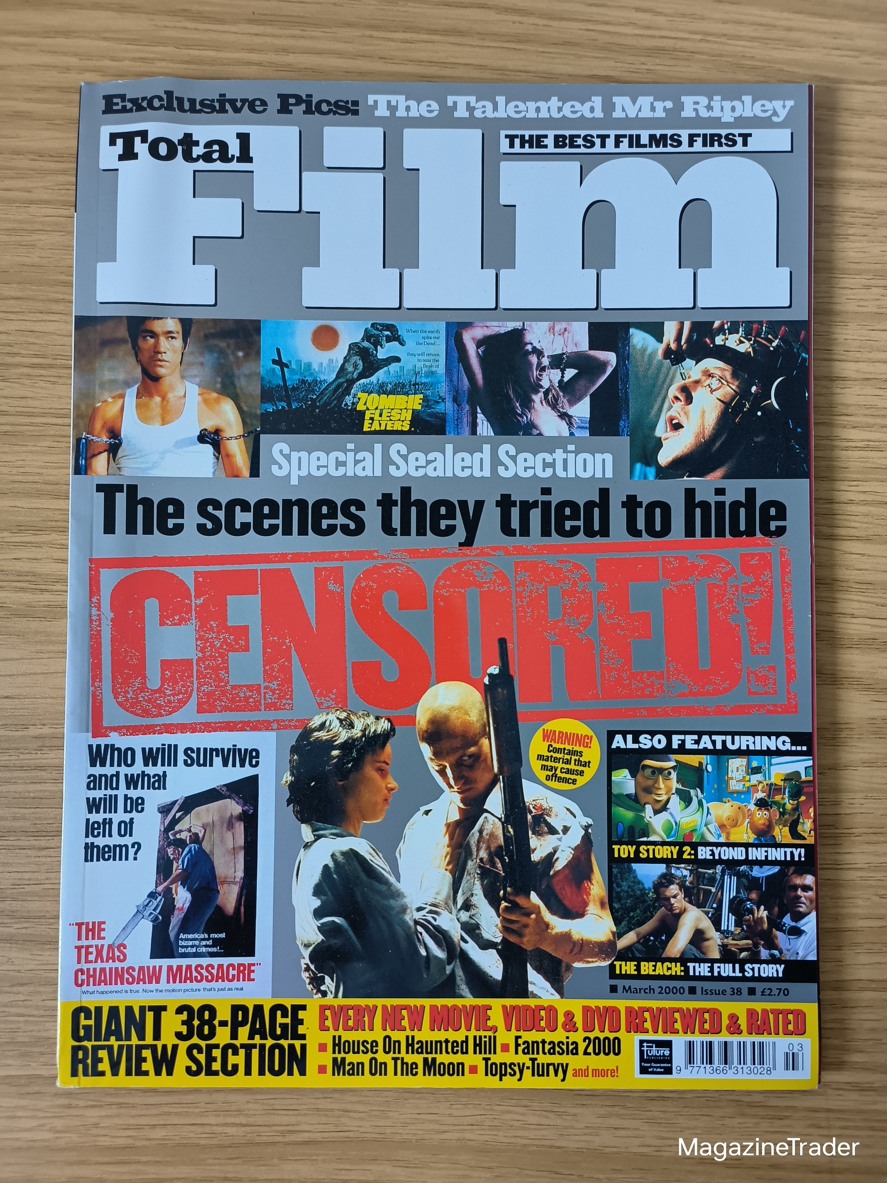 Total Film Magazine Issue 33 March 2000 Censored Talented Mr Ripley The ...