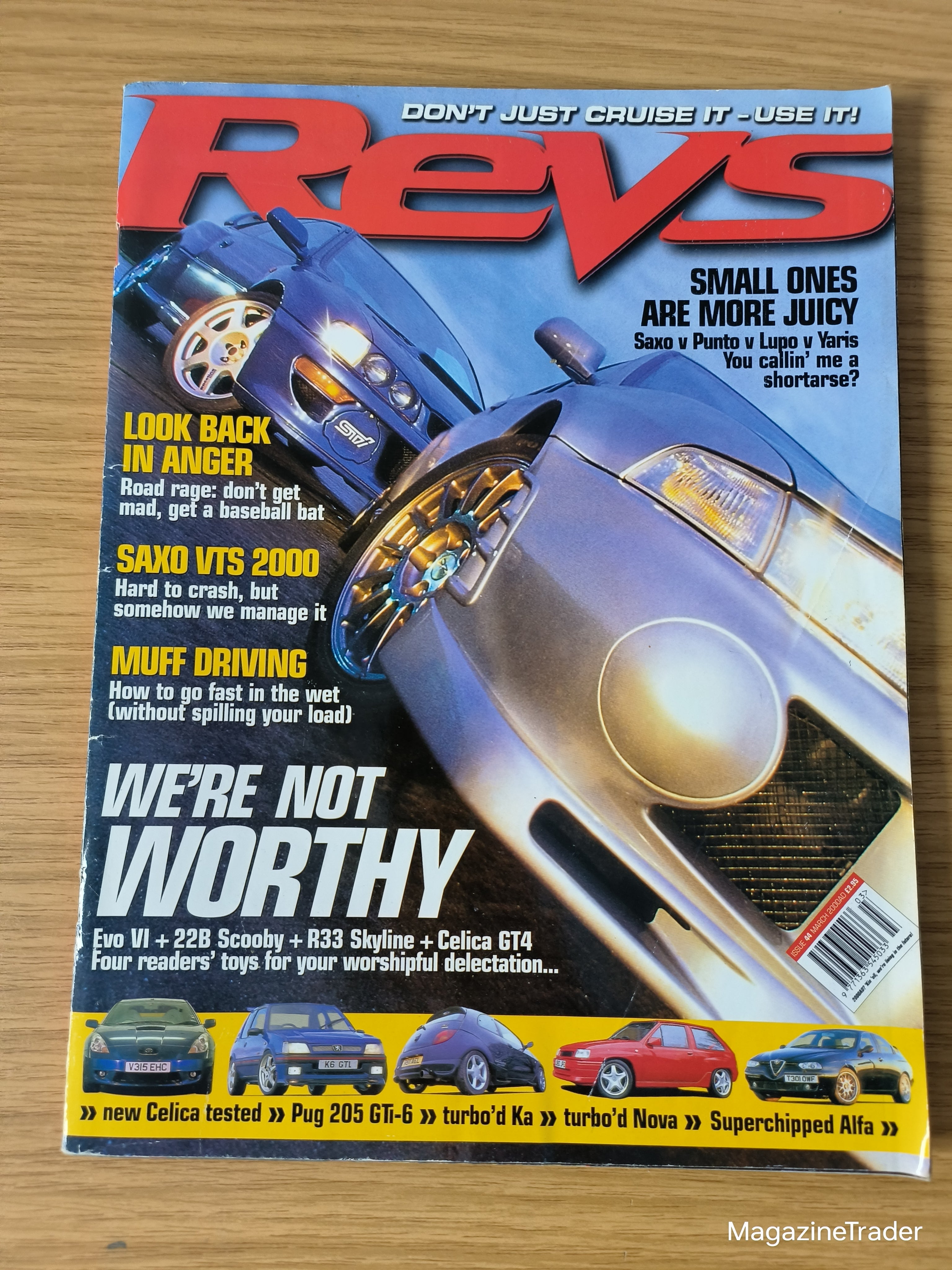 Revs Magazine March 2000 We're Not Worthy Evo VI 22B Scooby R33 Skyline ...