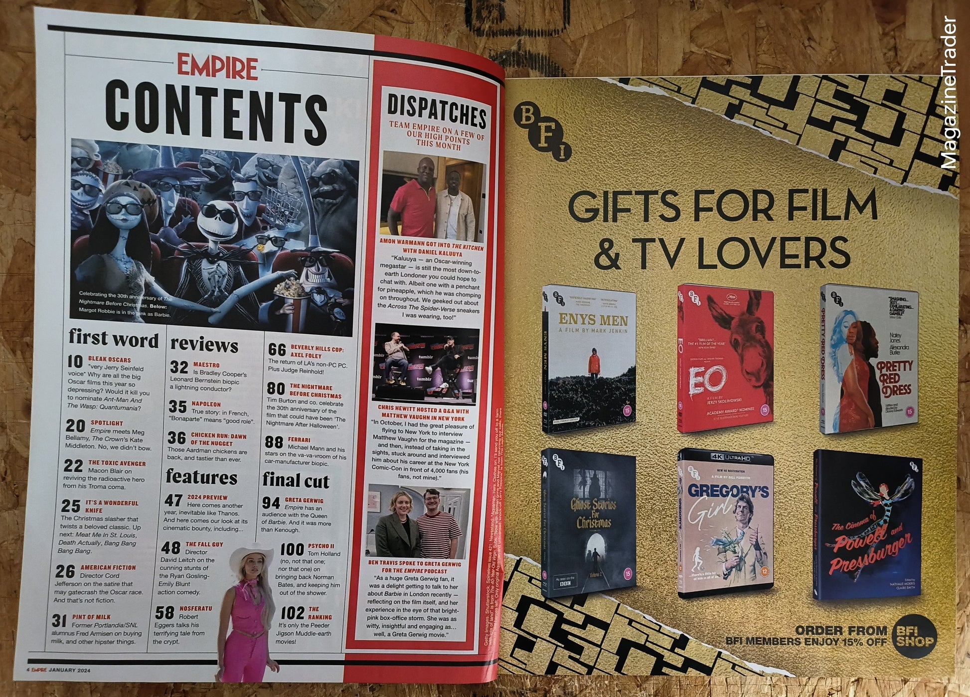 Empire Magazine January 2024 The Fall Guy Exclusive Subscriber Cover ...