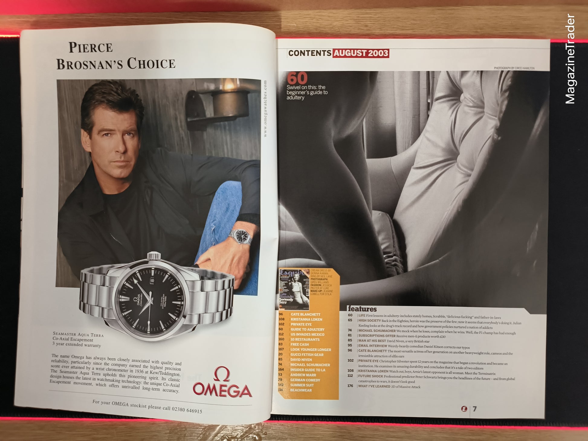 Esquire Magazine August 2003 Cate Blanchett Seriously Sexy Beginner ...