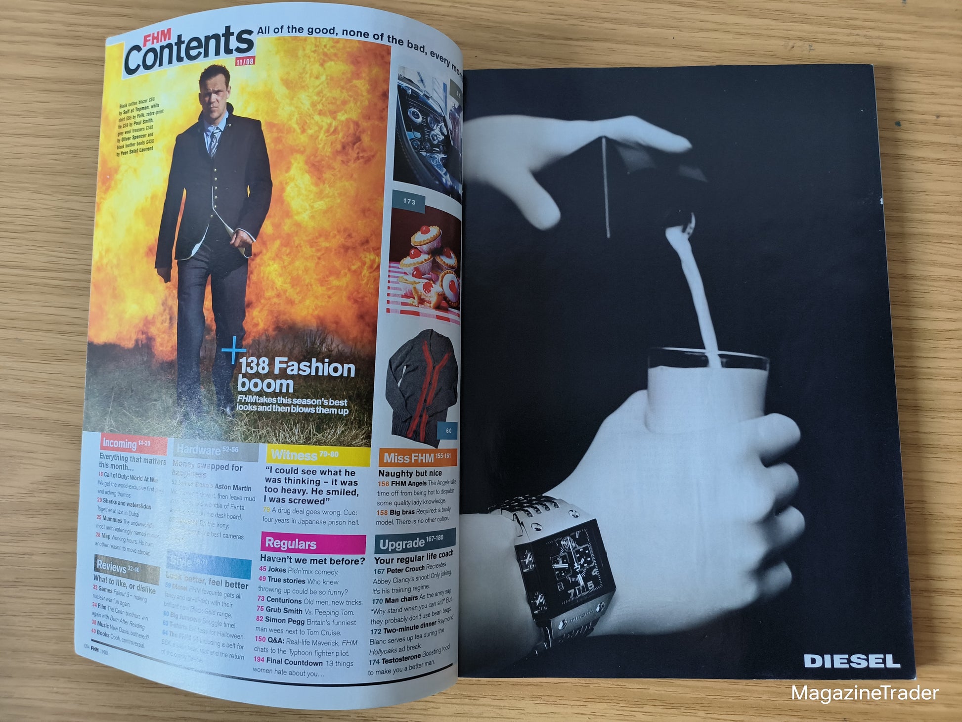 FHM Magazine November 2008 Holly Willoughby Sex Factor Techno Travel ...