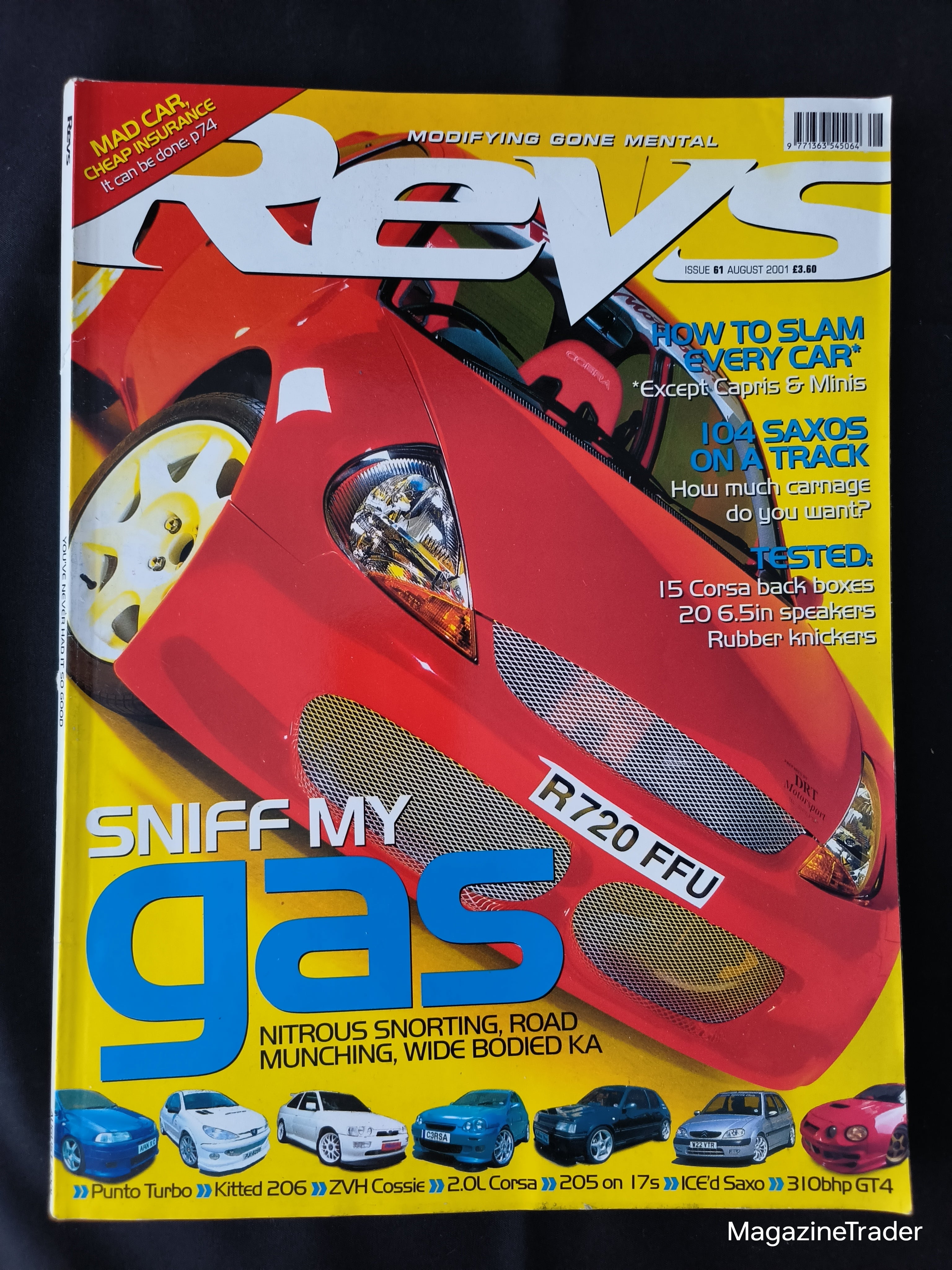 Revs Magazine August 2001 Issue 81 Sniff My Gas Nitrous Snorting Road ...