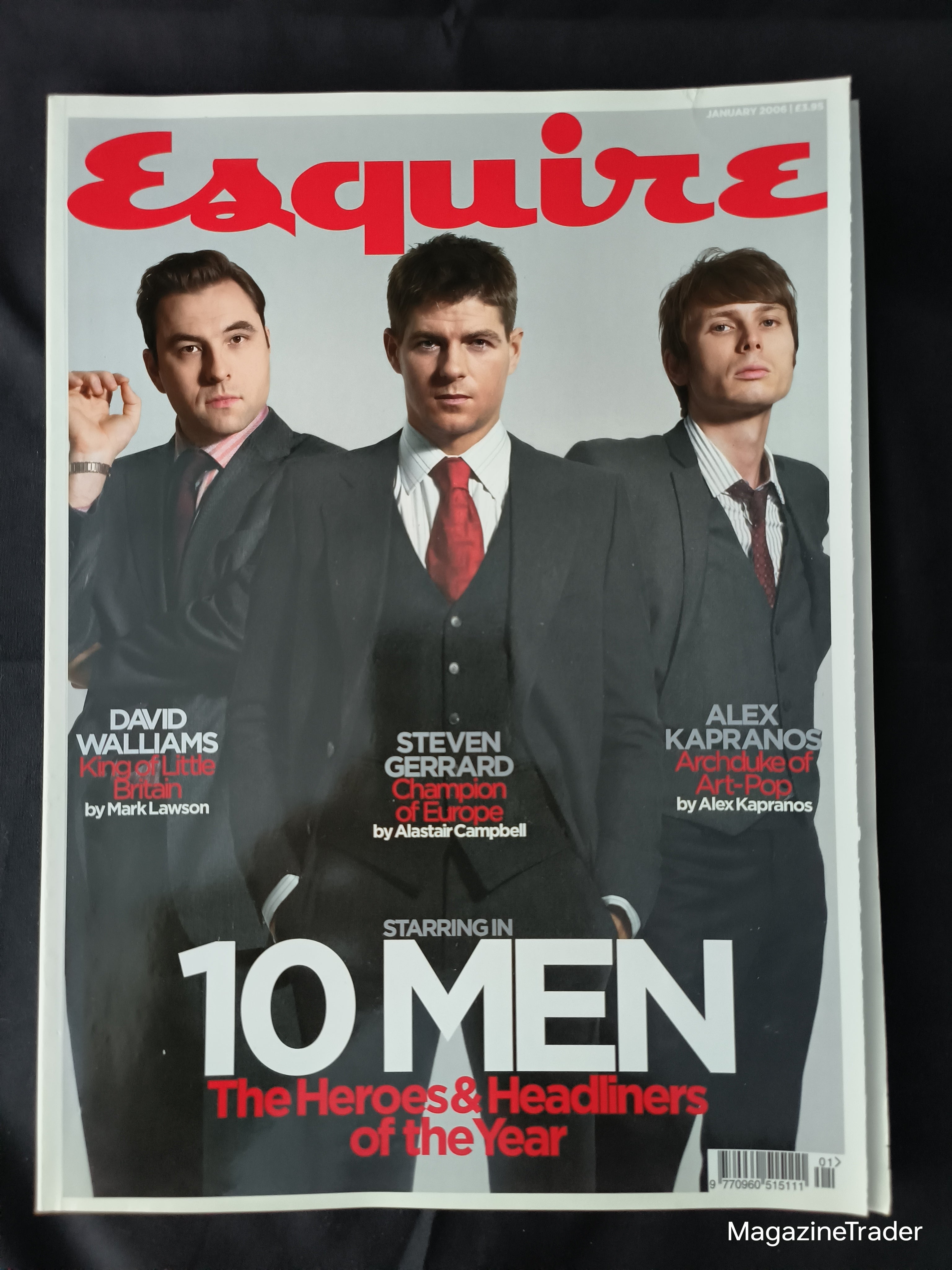Esquire Magazine January 2008 - 10 Men Heroes of the Year – Lads Mags