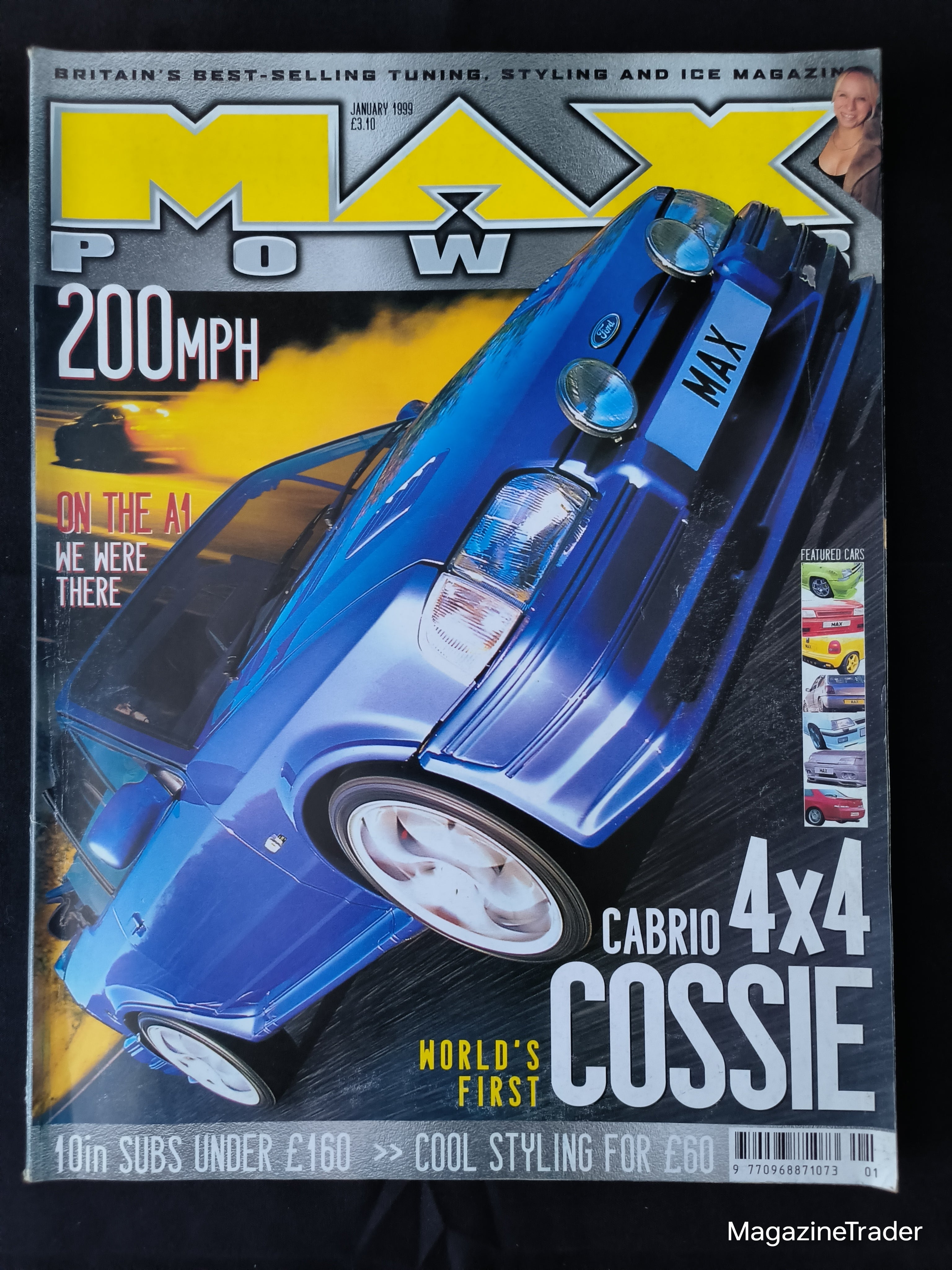 Max Power Magazine January 1998 - 200mph & Cabrio Cossie – Magazine ...