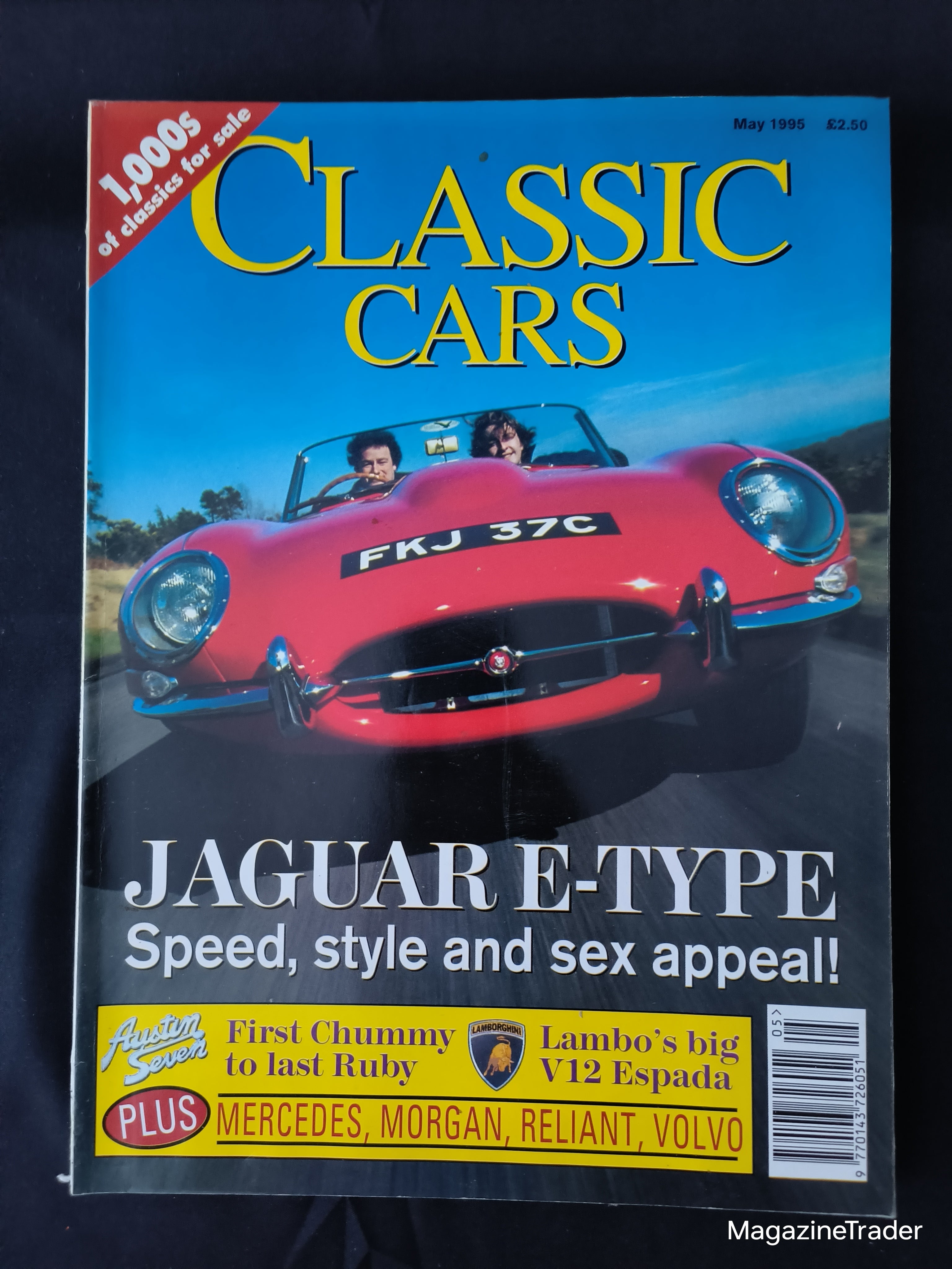 Classic Cars Magazine May 1995 - Jaguar E-Type Speed Style Sex Appeal ...