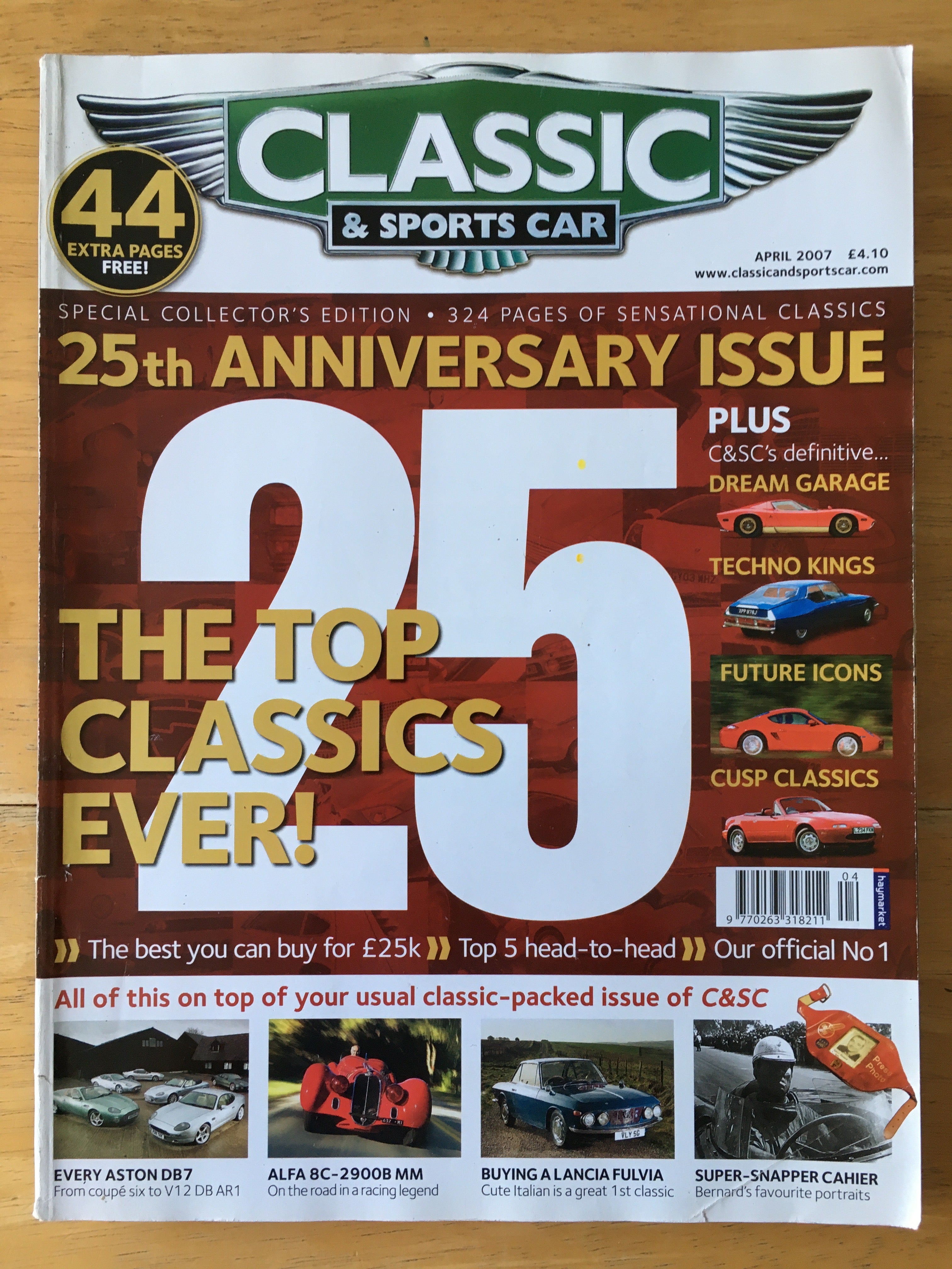Classic & Sports Cars Magazine April 2007 (190) Aston DB7 Alfa 8C-2900 ...